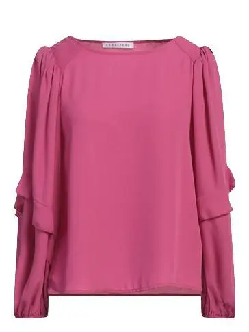 CARACTÈRE Crepe Top - Magenta