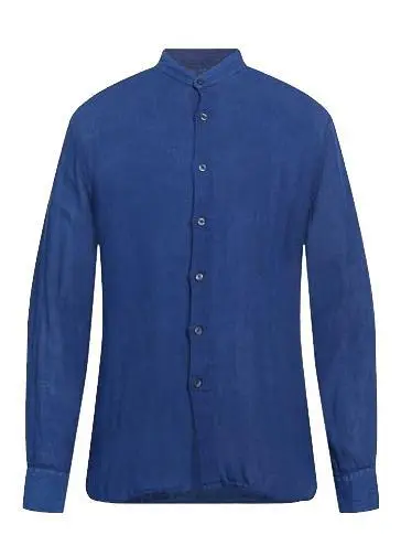 120% Lino Shirt Size Linen - Navy