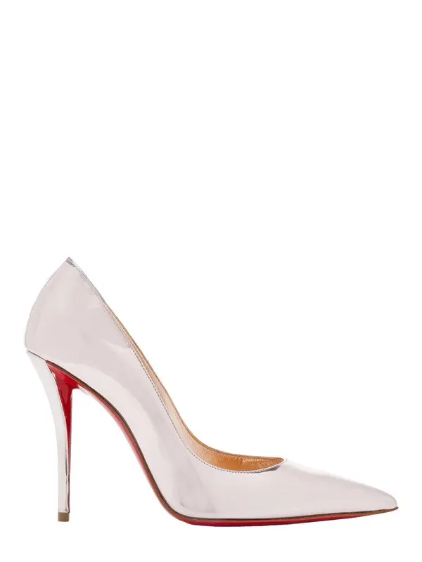 CHRISTIAN LOUBOUTIN Miss Z 100mm Leather Pumps - Rose Gold