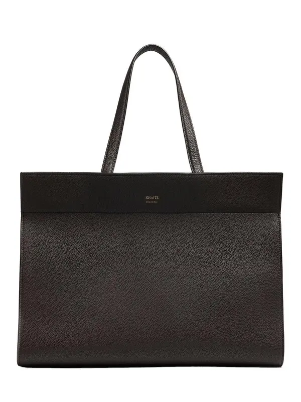 Khaite Crosby Leather Tote Bag - Brown