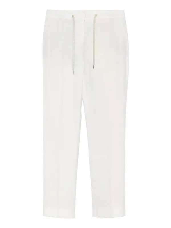 Eleventy Tapered Trousers - White