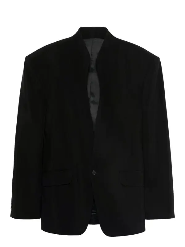 MUGLER Twill Jacket - Black