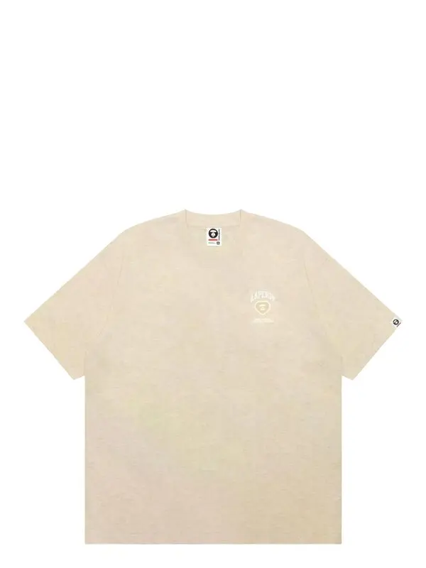 AAPE BY *A BATHING APE® Logo-embroidered T-shirt - Neutrals
