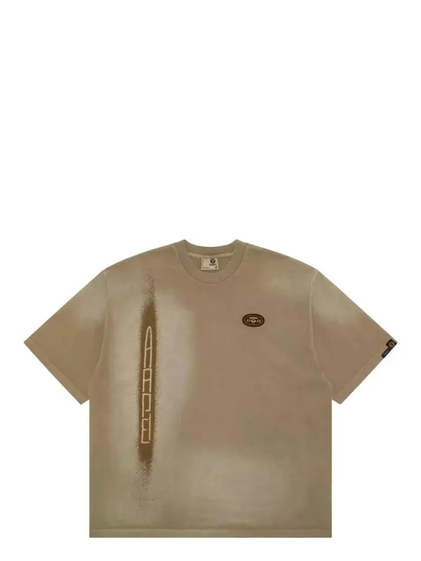 AAPE BY *A BATHING APE® Logo-print T-shirt - Brown