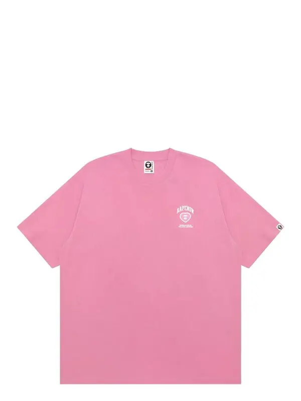 AAPE BY *A BATHING APE® Logo-embroidered T-shirt - Pink