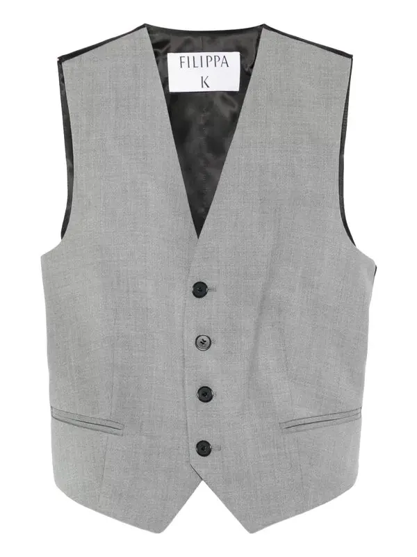 Filippa K Tailored Waistcoat - Grey