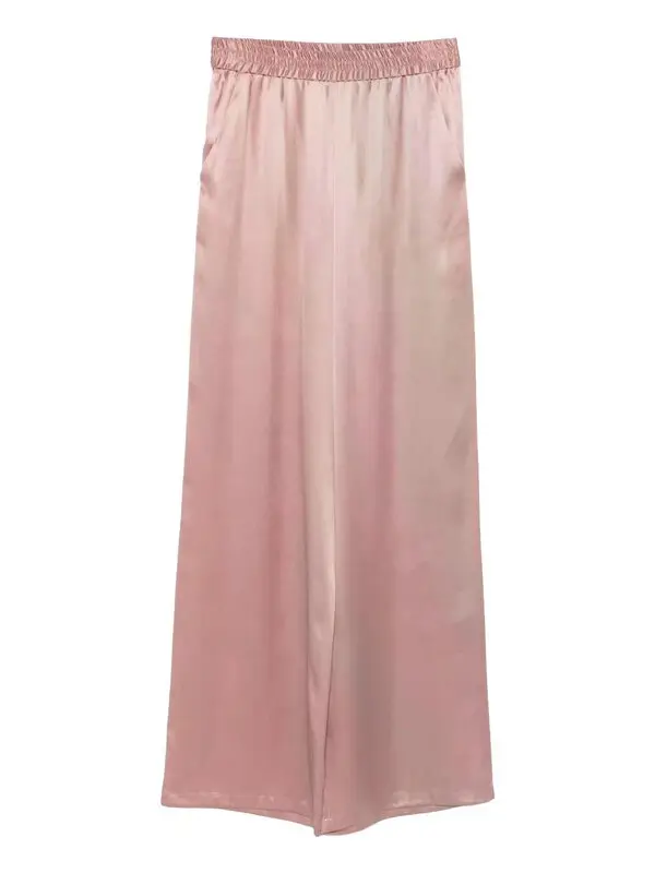 Eleventy Silk Trousers - Pink
