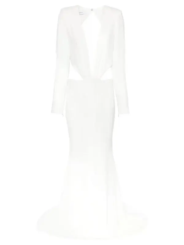 MONOT Cut-out Maxi Dress - White