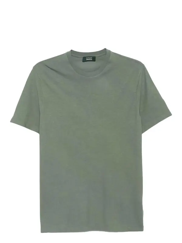 ZANONE Cotton T-shirt - Green