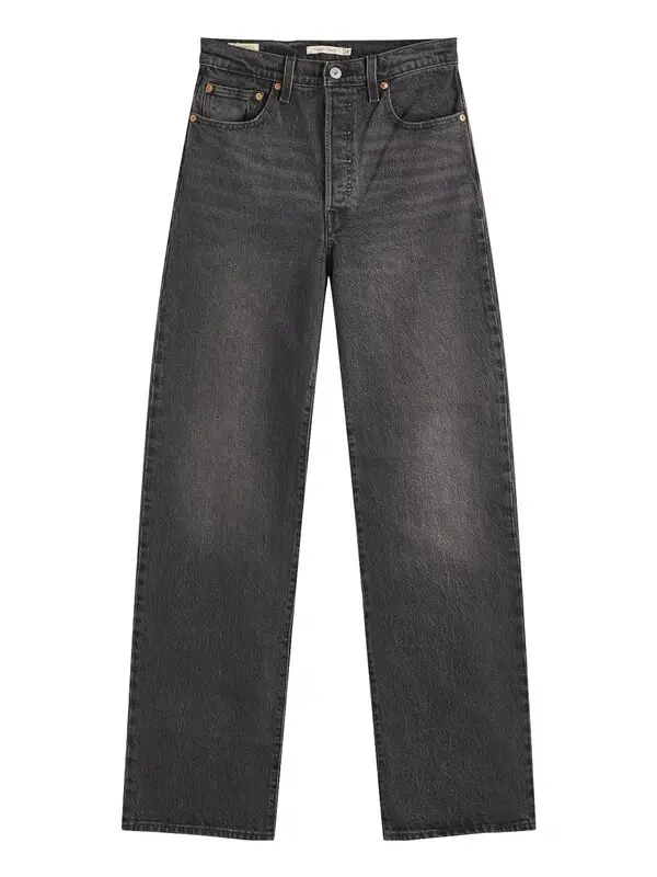 LEVI'S Ribcage Full Length Jeans - Static Noise Overload