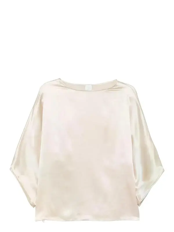 Eleventy Silk Blouse - Neutrals