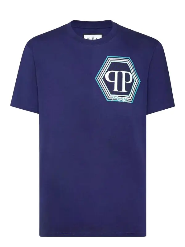 Philipp Plein Hexagon T-shirt - Blue