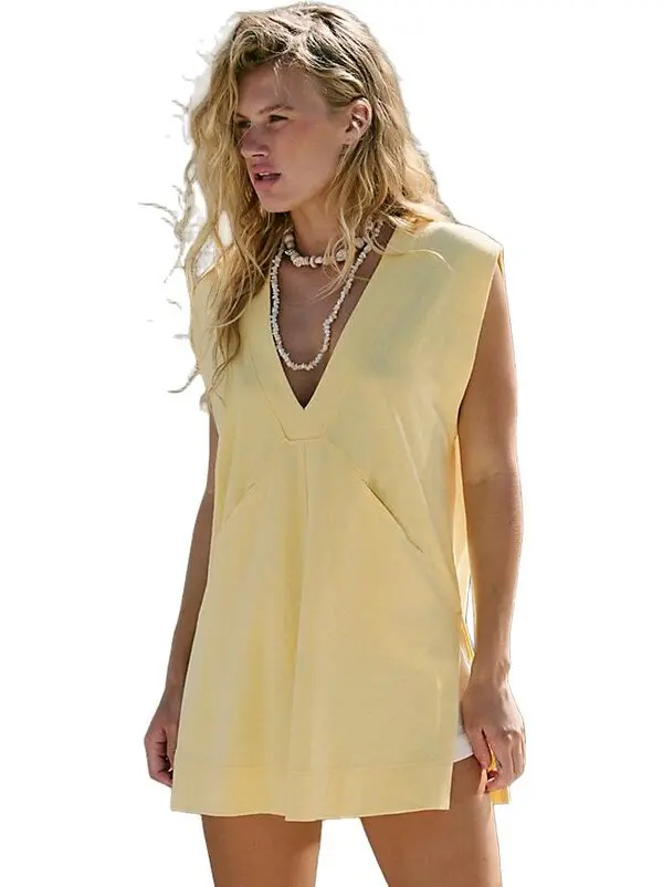Free People Lissa Tunic - Banana Cream