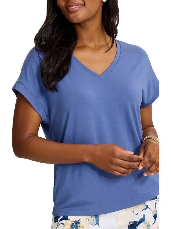 Tommy Bahama Kauai V-neck T-shirt - Sanibel Blue