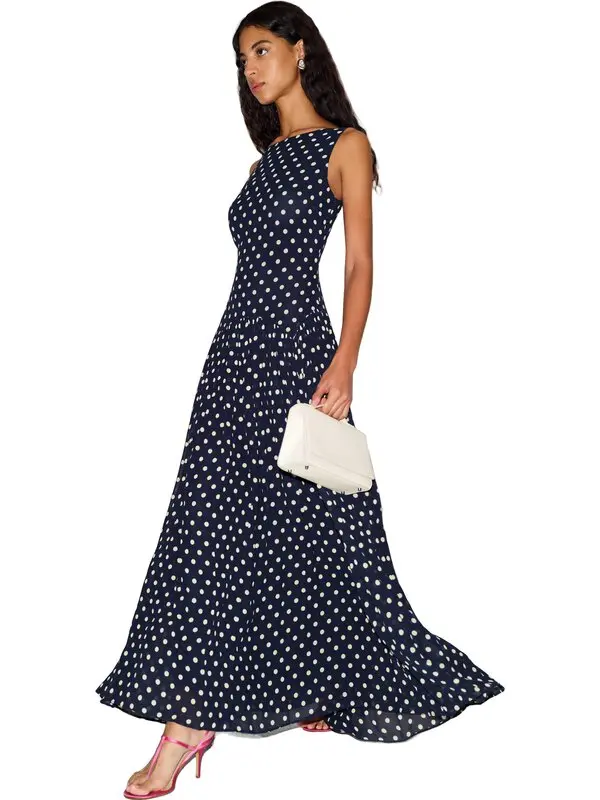 REFORMATION Camella Maxi Dress - Blue