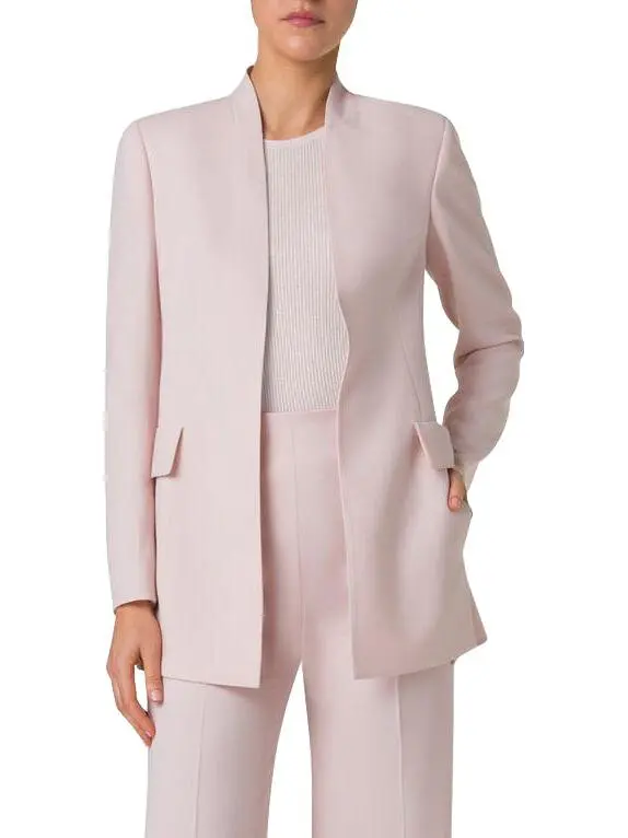 Akris Alvar Wool-blend Jacket - Pale Pink