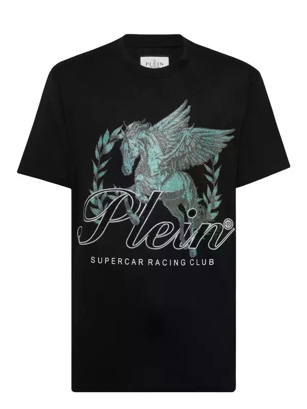 Philipp Plein Ss Racing Club T-shirt - Black