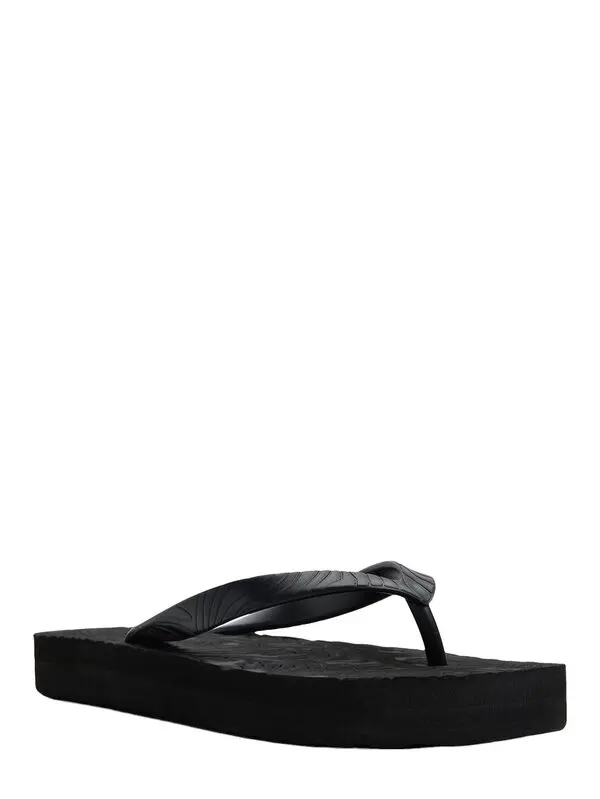 Roxy Beach Up Platform Flip Flop - Black