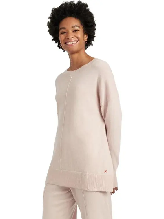 Chinti & Parker Wool Cashmere Blend V-neck Collared Sweater - Bone