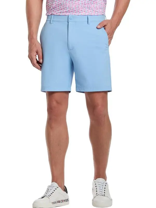 Robert Graham Performance Golf Shorts - Placid Blue