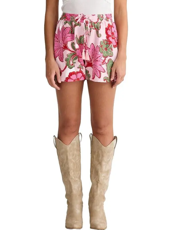 TALISMAN THE LABEL Odyssey Floral Shorts - Pink Ibiza