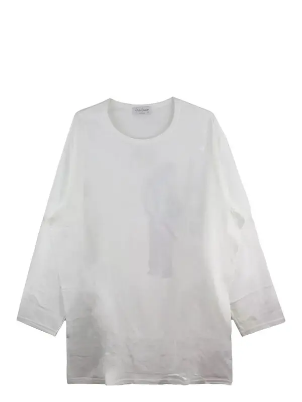 Yohji Yamamoto Logo-print T-shirt - White