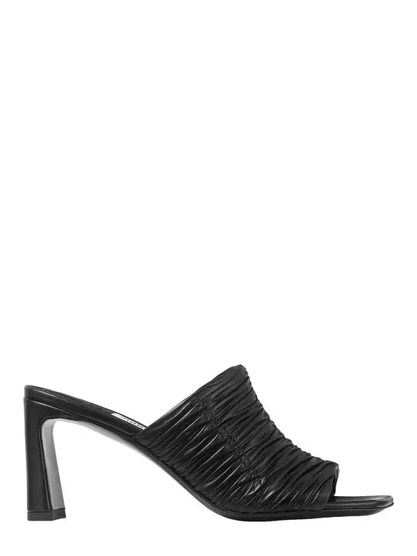 JIMMY CHOO 75mm Lua Sandals - Black
