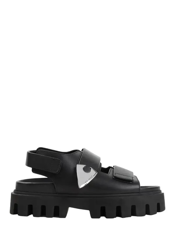 Alexander McQueen Leather Sandals - Black