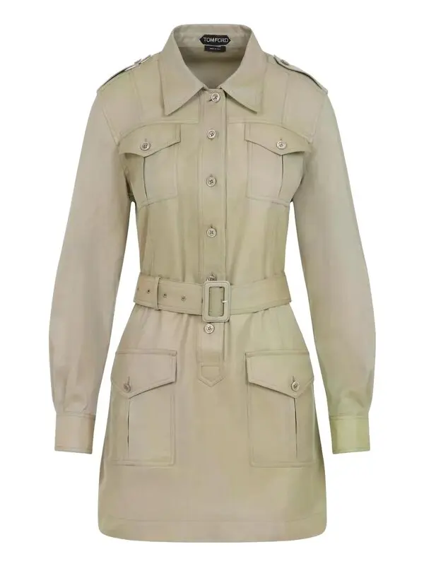 TOM FORD Safari Shirt Dress - Neutrals