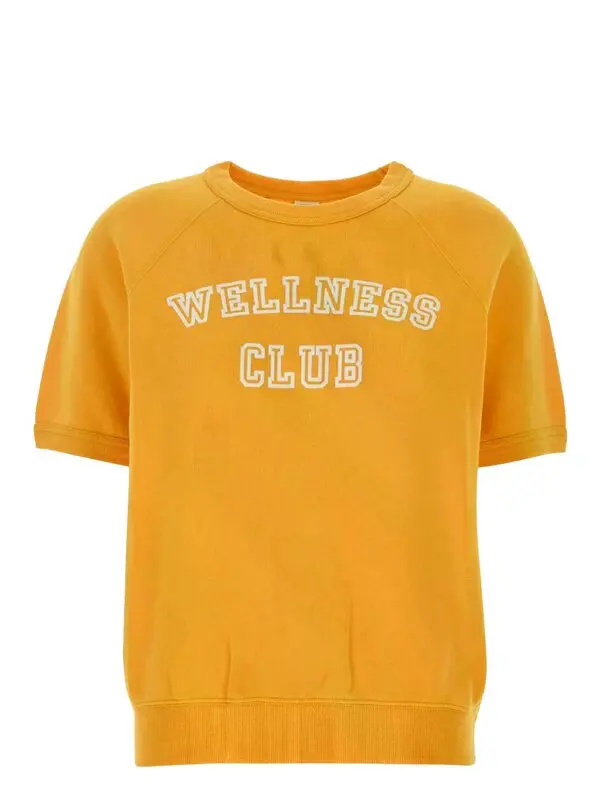 SPORTY & RICH Logo Jersey Top - Yellow