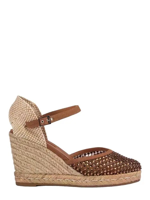 LE SILLA Gilda 100mm Espadrille Wedges - Brown