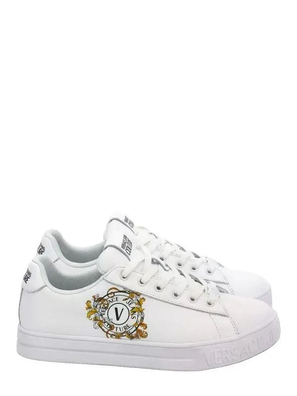 Versace Logo-print Sneakers - White