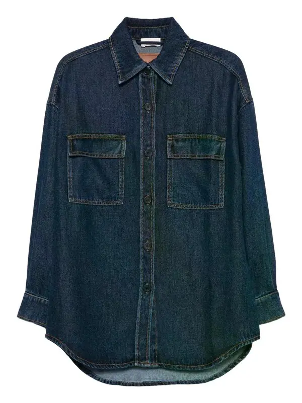 P.a.r.o.s.h Denim Shirt - Blue