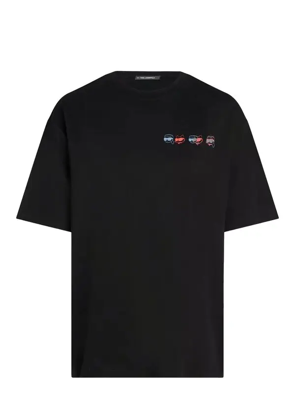 Karl Lagerfeld Printed T-shirt - Black