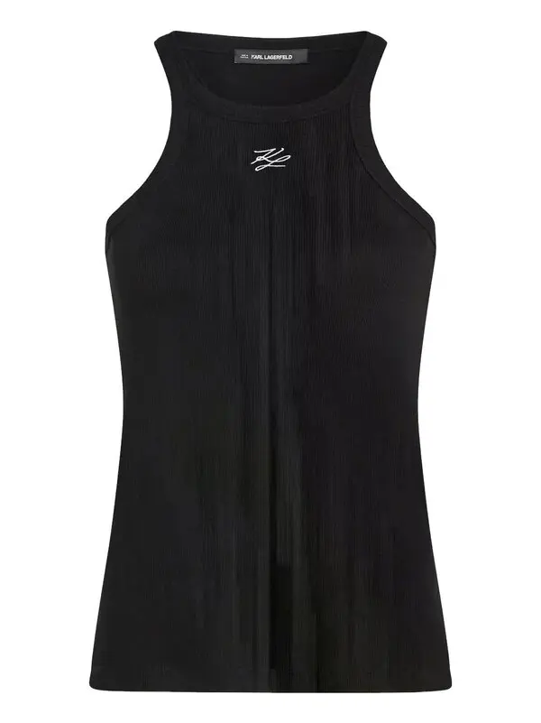 Karl Lagerfeld Autograph Tank Top - Black
