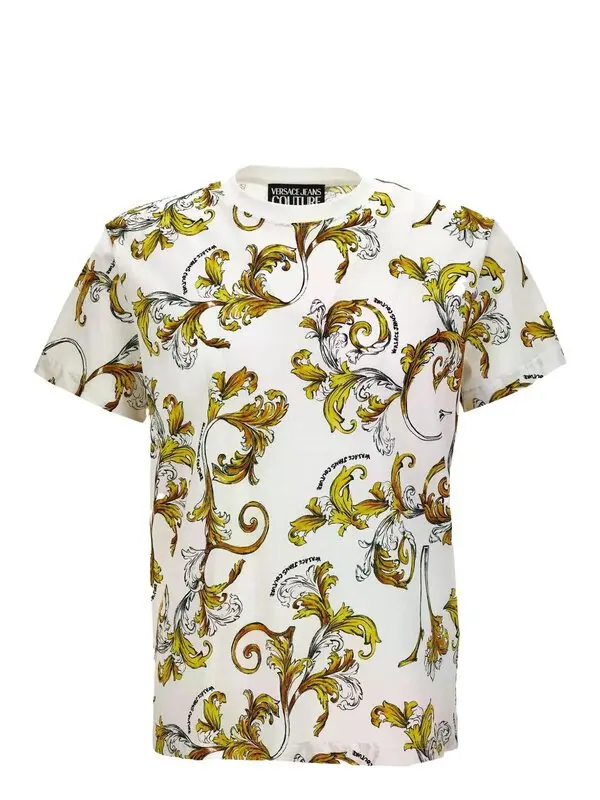 Versace All Over Graphic T-shirt - White