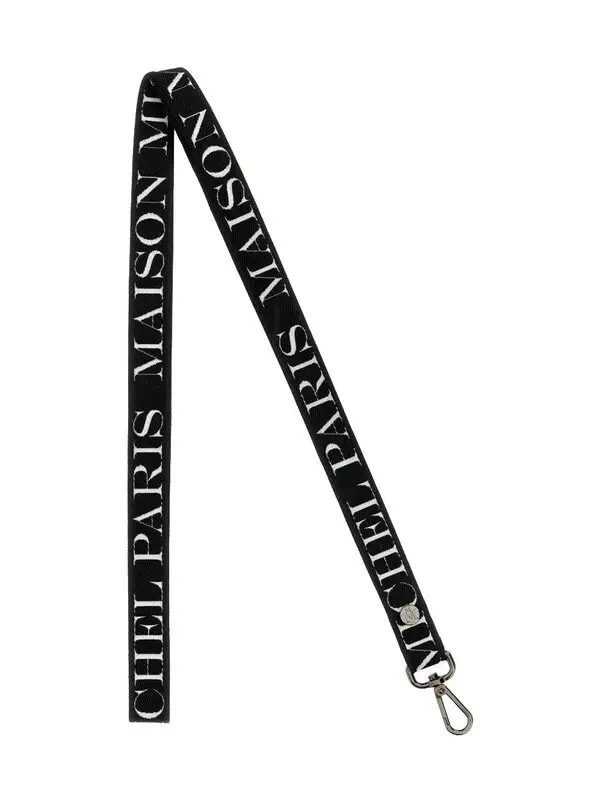 MAISON MICHEL Martine Shoulder Strap - Black