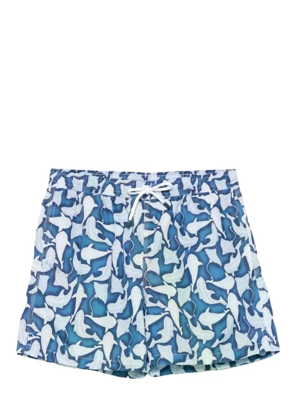 Fedeli Madeira Swim Shorts - Blue