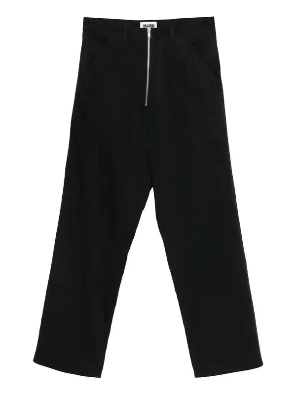 MAGLIANO Zip-up Straight-leg Trousers - Black