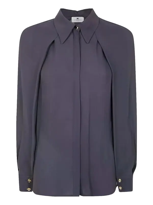 Elisabetta Franchi Button-down Shirt - Grey