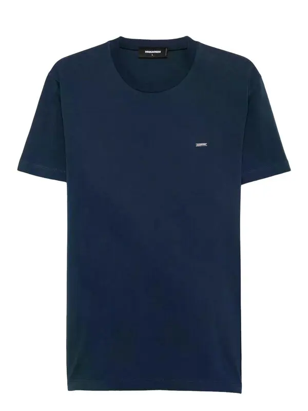 Dsquared2 Logo-plaque T-shirt - Blue