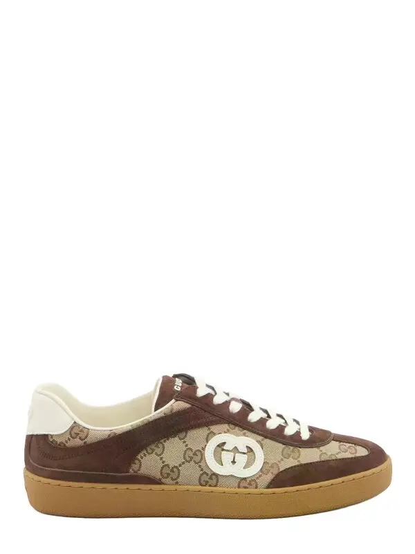 Gucci Interlocking G Sneakers - Brown
