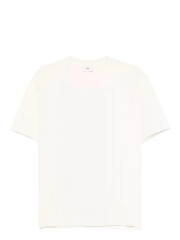 AUTRY Logo-patch T-shirt - Neutrals