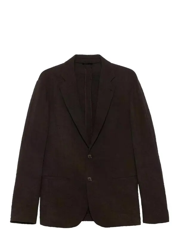 Giorgio Armani Seersucker Blazer - Brown