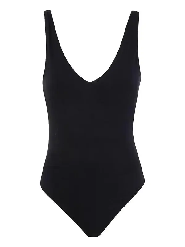 ENTIRE STUDIOS V-neck Top - Black