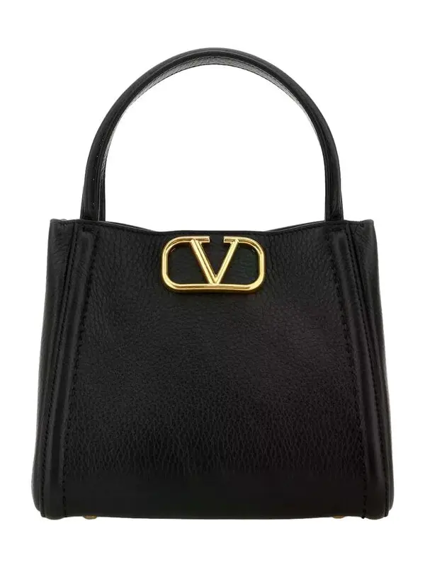Valentino Garavani Leather Tote Bag - Black