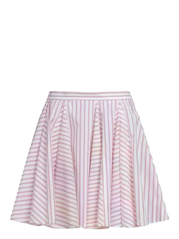 Marni Striped Mini Skirt - Red