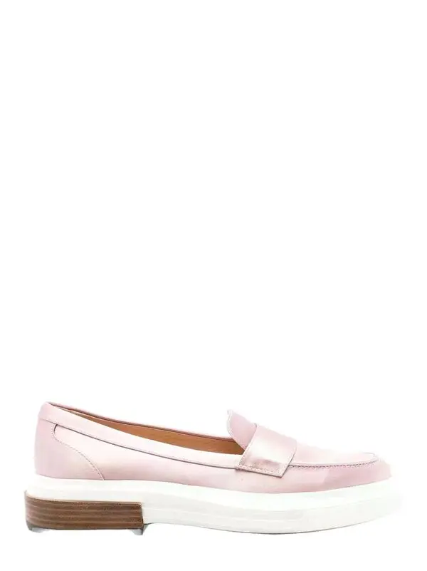 TOD'S Satin-finish Effect Loafers - Pink