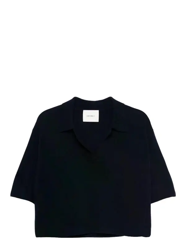 LISA YANG Neela Polo Top - Blue