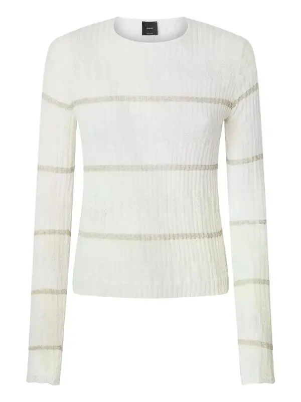 Pinko Striped T-shirt - White